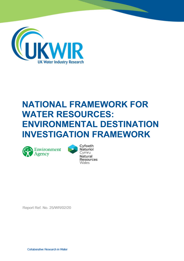 National Framework for water resources: Environmental Destination ...